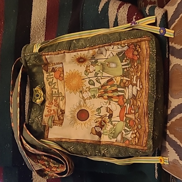 Bags | Double Sided Quilted Cottagecore Hippie Earth Bag | Poshmark
